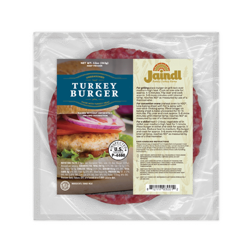 Plain Turkey Burgers | Jaindl Farms